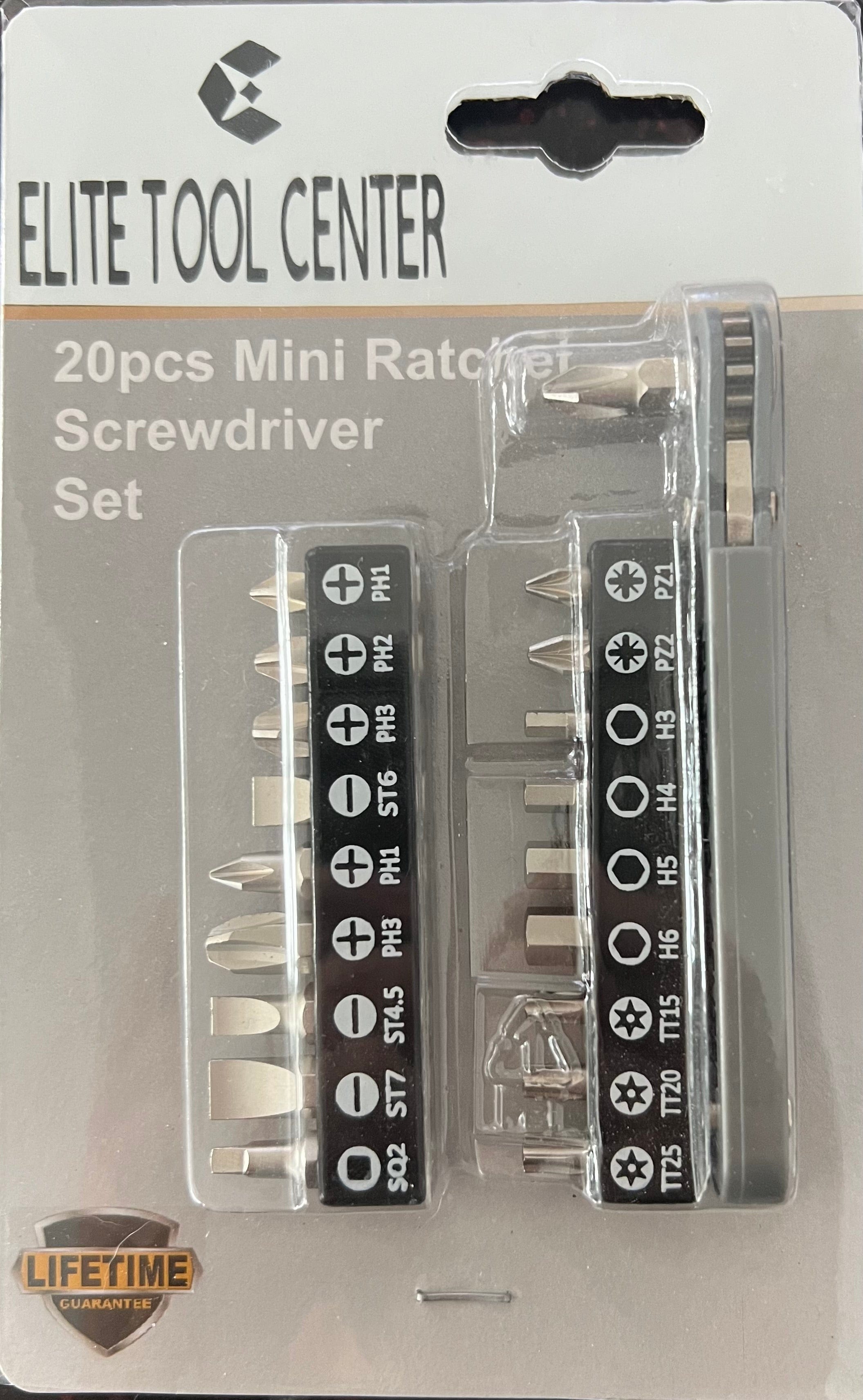 Elite Tool Center 20 Piece Mini Ratchet Screwdriver Set | Pelican Power ...