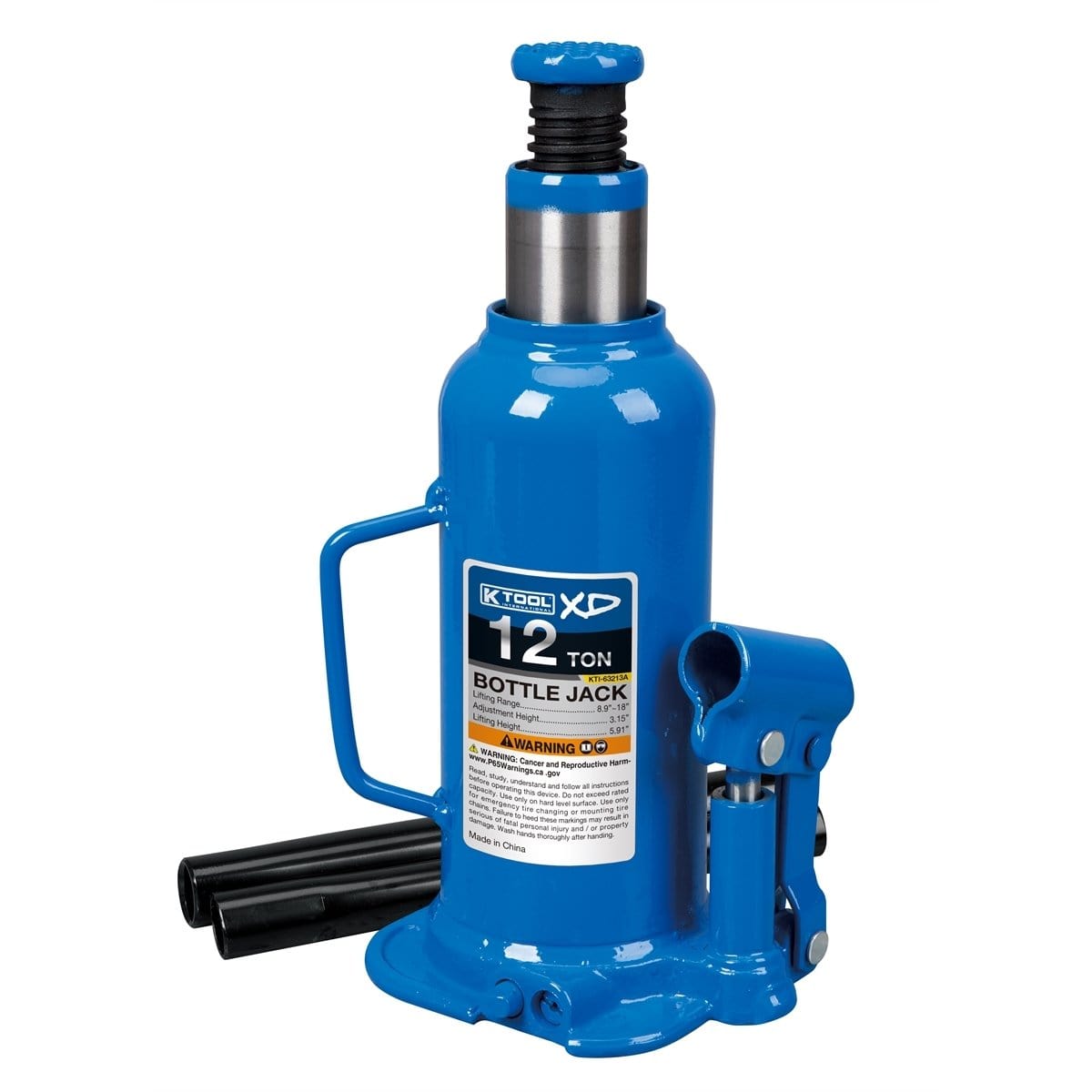 K Tool International TH91204 12 Ton Bottle Jack (Welded Type) (Xd ...
